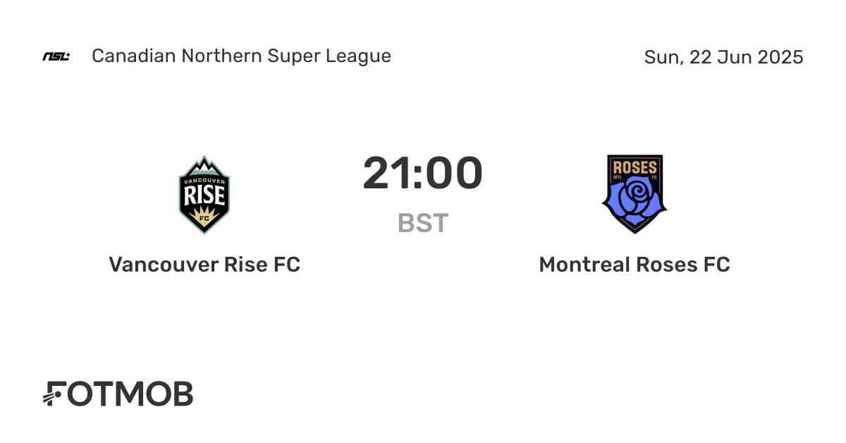 Vancouver Rise vs Montréal Roses - live score, predicted lineups and ...