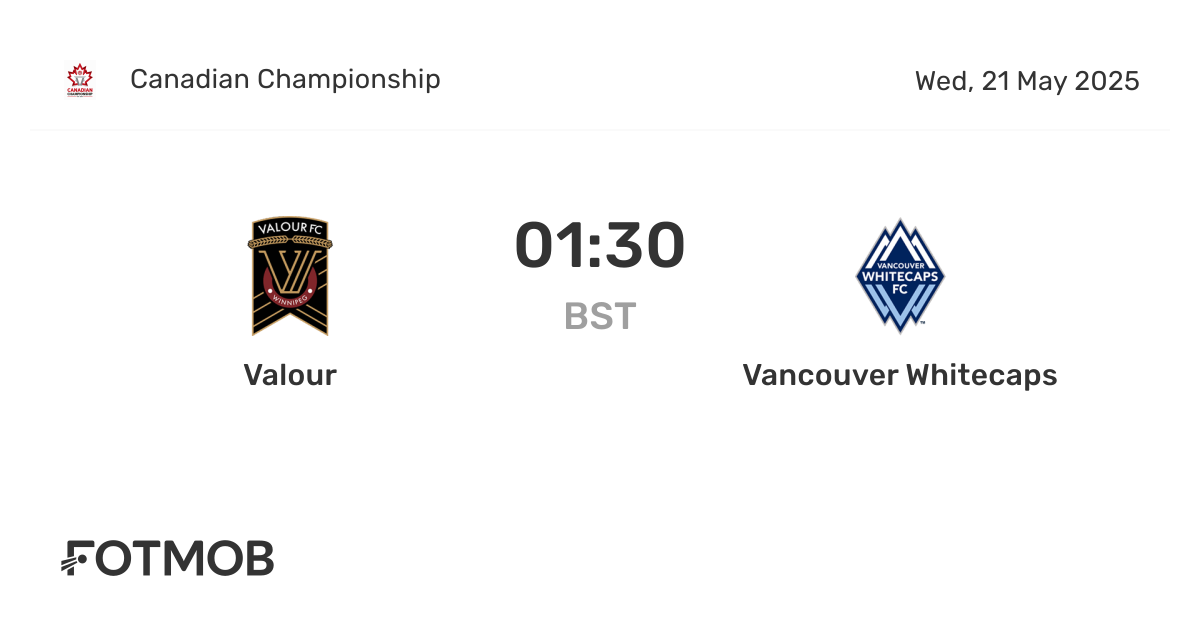 Valour vs Vancouver Whitecaps - marcador en vivo, alineaciones ...