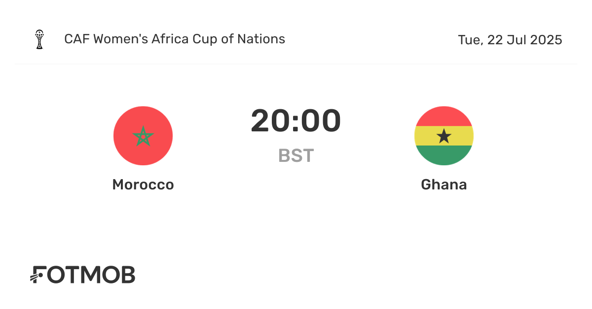 Morocco vs Ghana - live score, predicted lineups and H2H stats