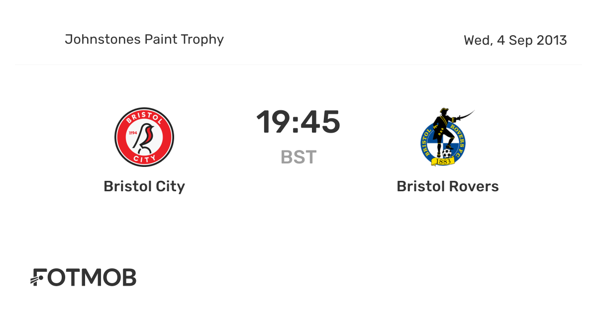 Bristol City vs Bristol Rovers - live score, predicted lineups and H2H ...