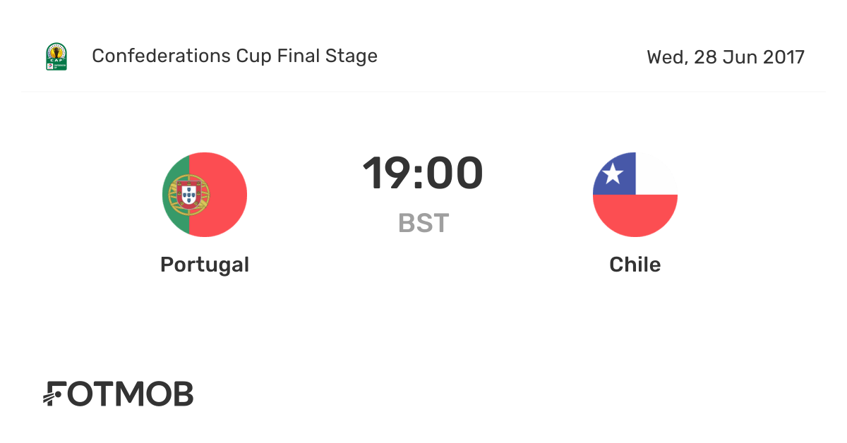 Portugal vs Chile - live score, predicted lineups and H2H stats
