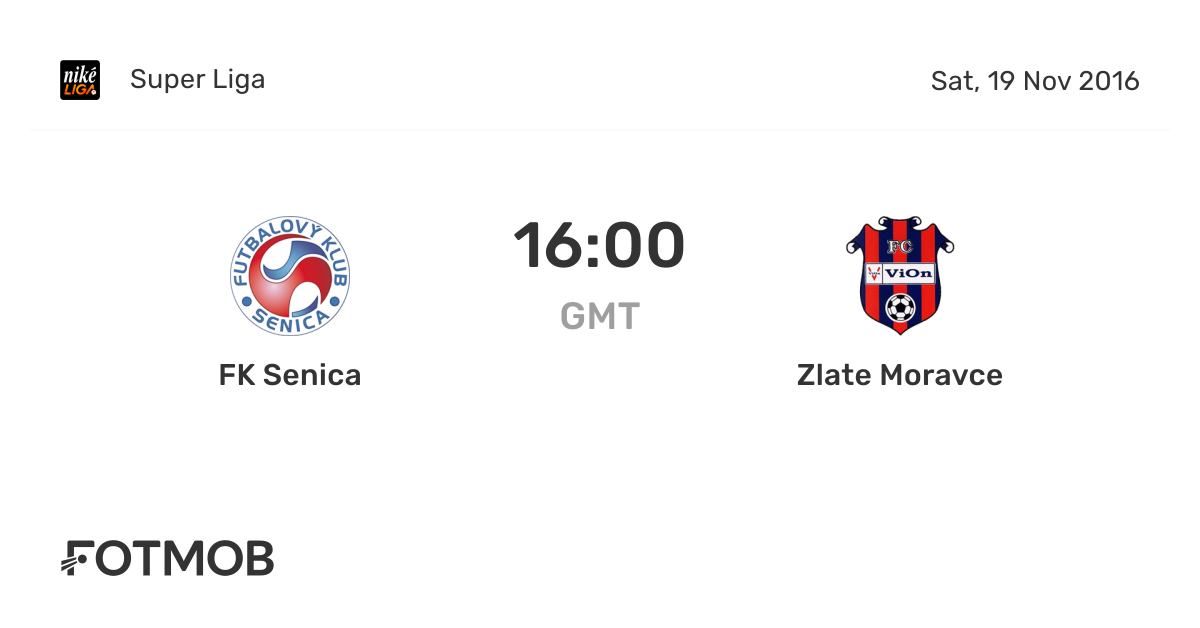 FK Senica vs Zlate Moravce - live score, predicted lineups and H2H stats.