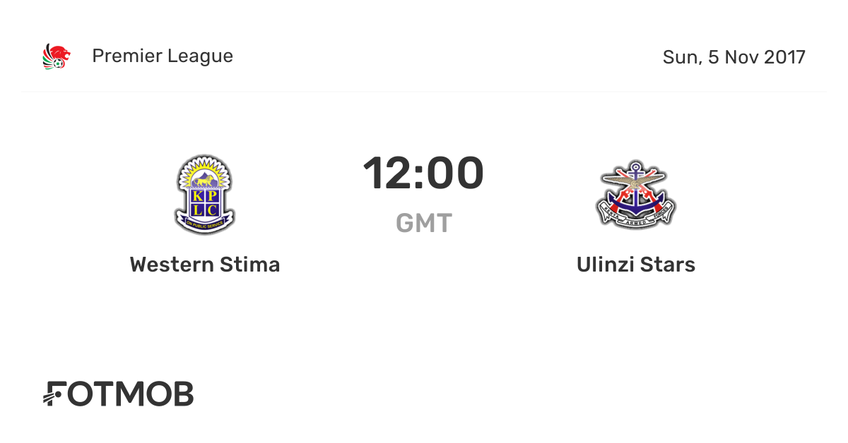 Western Stima vs Ulinzi Stars - live score, predicted lineups and H2H stats