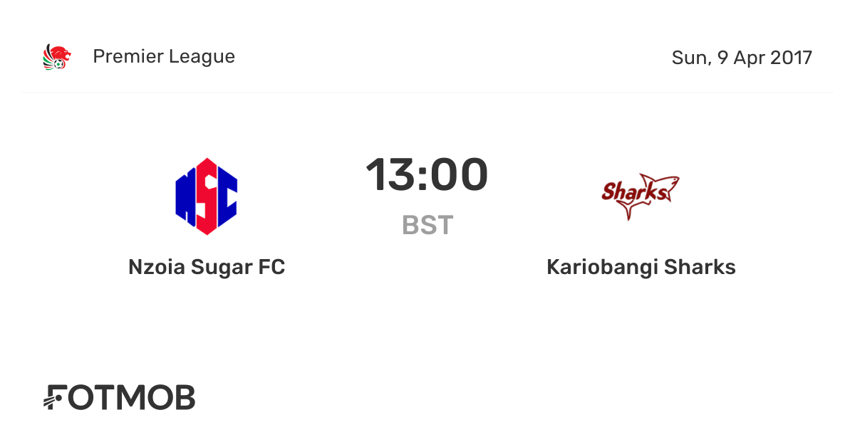 Nzoia Sugar FC vs Kariobangi Sharks - live score, predicted lineups and H2H stats