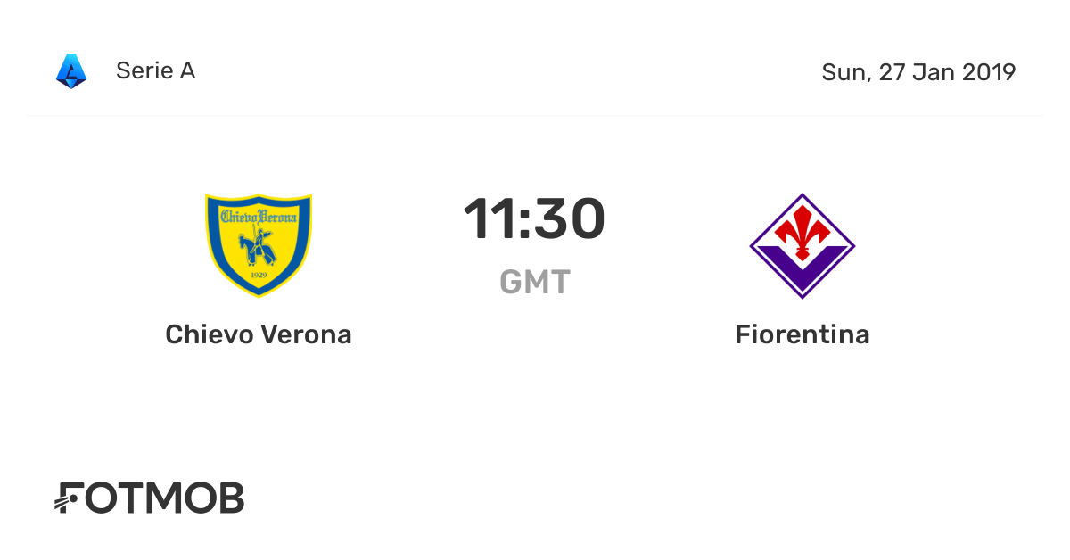 Chievo Verona vs Fiorentina - live score, predicted lineups and H2H stats
