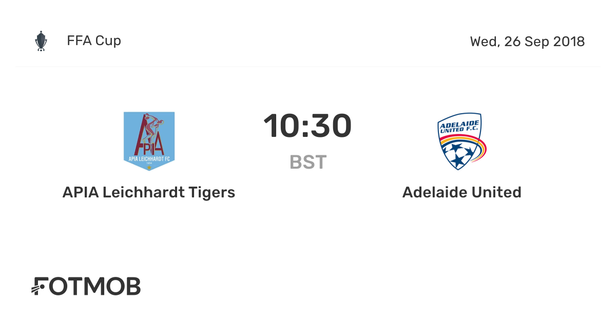 APIA Leichhardt Tigers vs Adelaide United - marcador en vivo ...