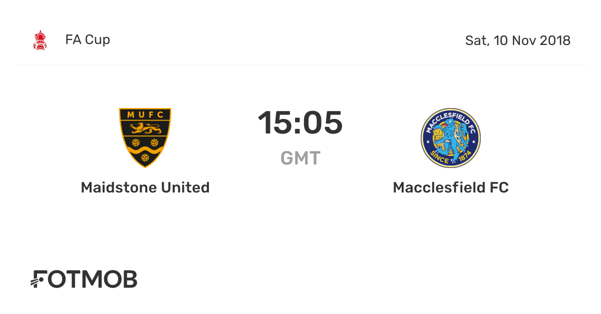 Maidstone vs Macclesfield FC - live score, predicted lineups and H2H stats.