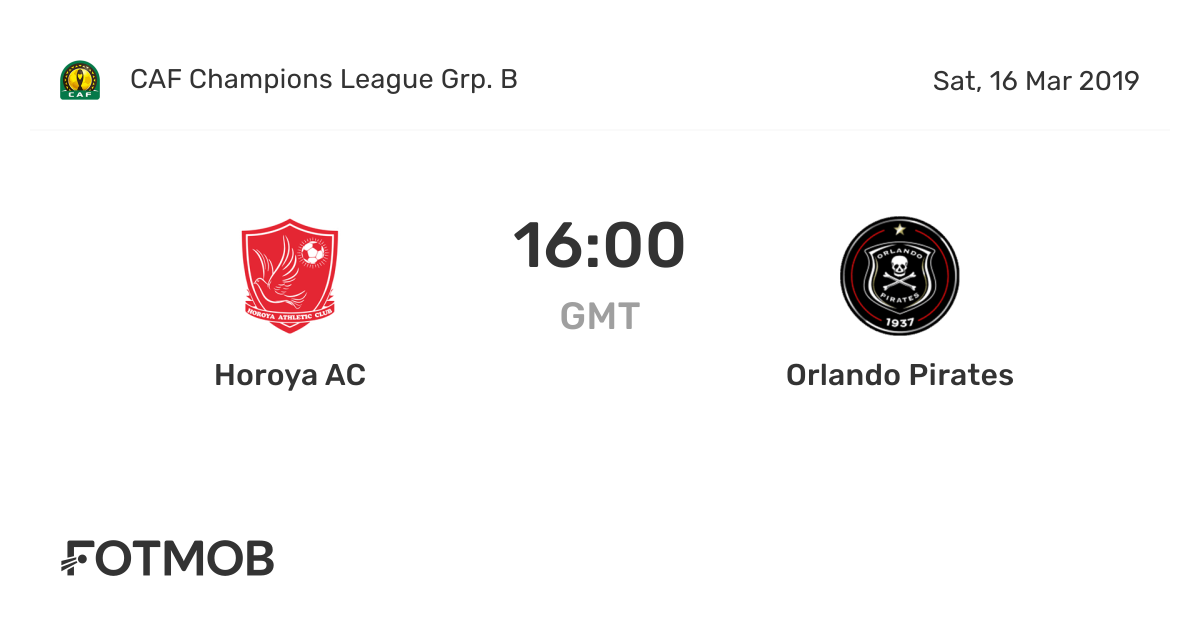 Horoya AC vs Orlando Pirates - live score, predicted lineups and H2H stats.