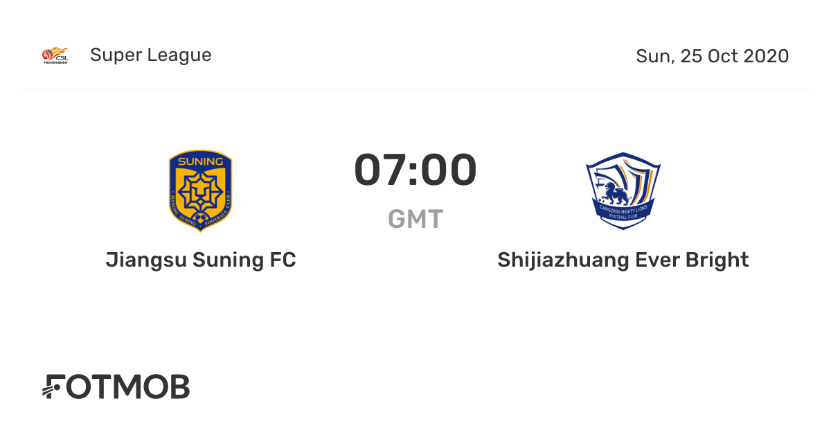 Jiangsu Suning FC vs Shijiazhuang Ever Bright - live score, predicted ...