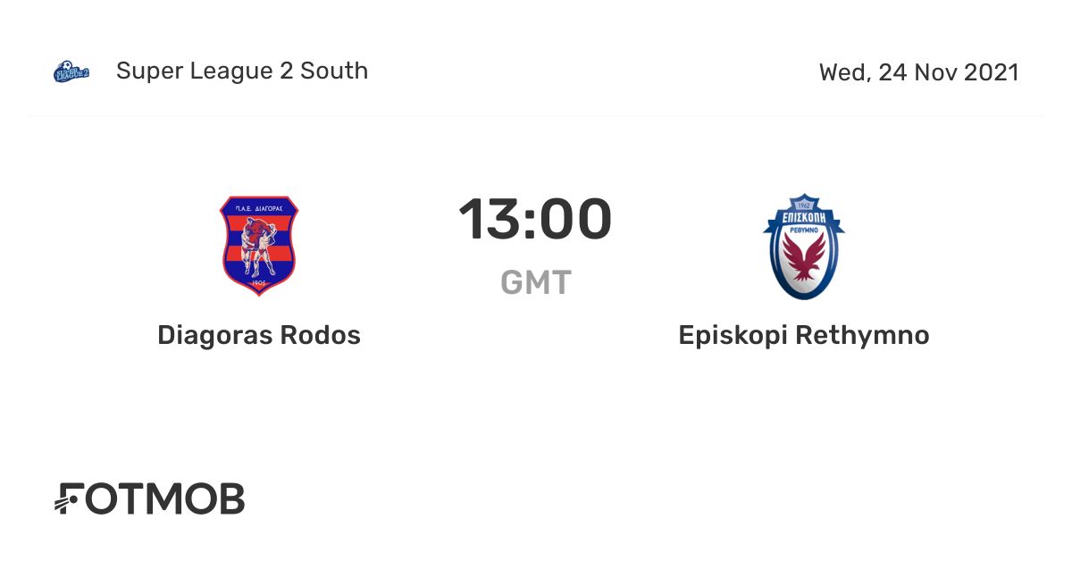 Diagoras Rodos vs Episkopi Rethymno - live score, predicted lineups and ...