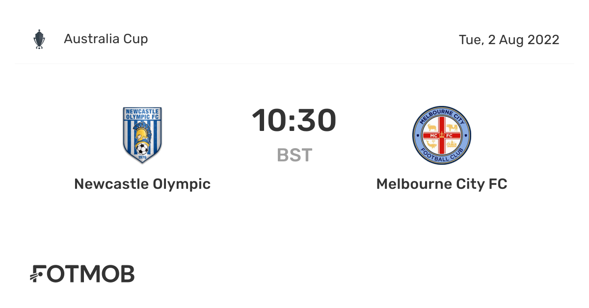 Newcastle Olympic vs Melbourne City FC - live score, predicted lineups ...