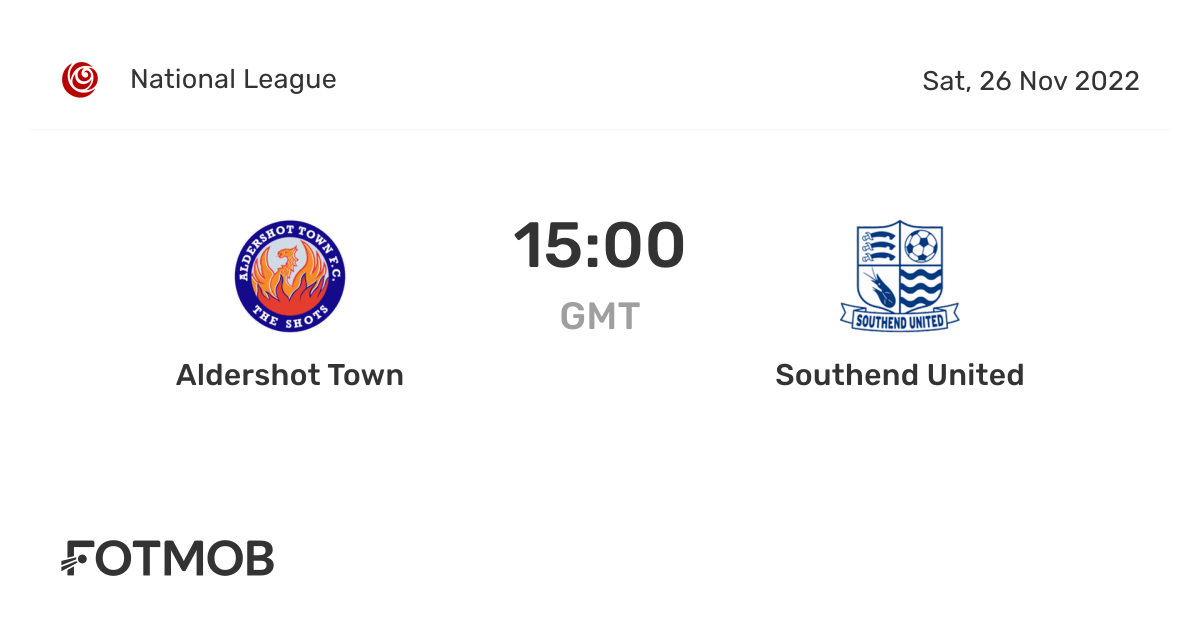 Aldershot Town vs Southend United - live score, predicted lineups and ...