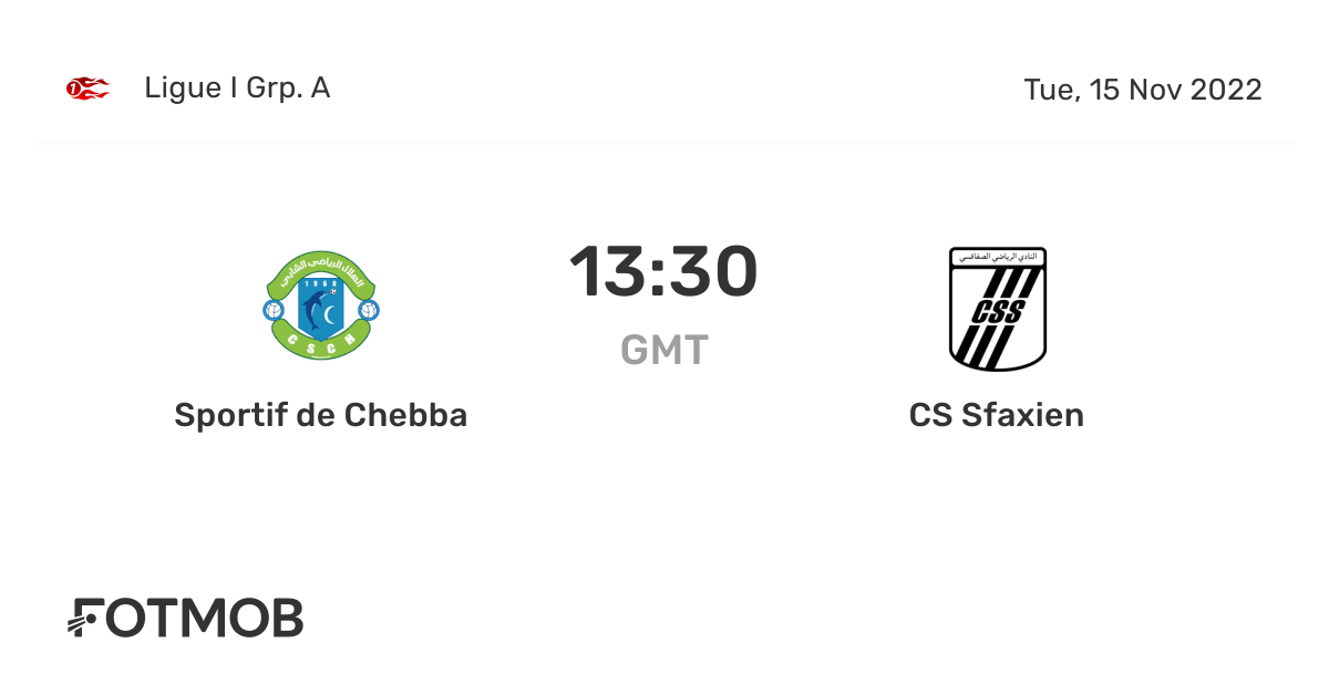 Sportif De Chebba Vs Cs Sfaxien Live Score Predicted Lineups And H2h Stats
