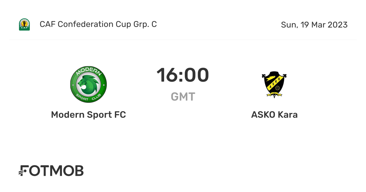 Future FC vs ASKO Kara - live score, predicted lineups and H2H stats.