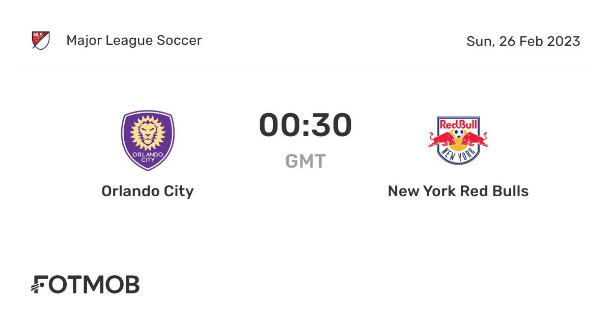 Orlando City vs New York Red Bulls - live score, predicted lineups and ...