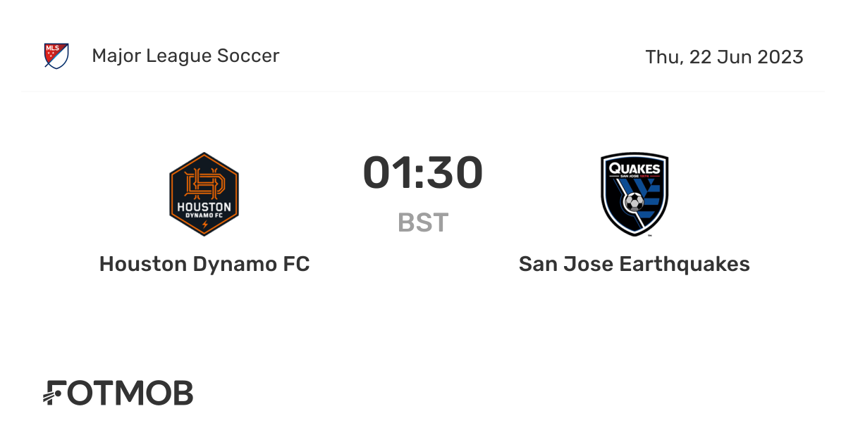 Houston Dynamo FC vs San Jose Earthquakes - live score, predicted ...