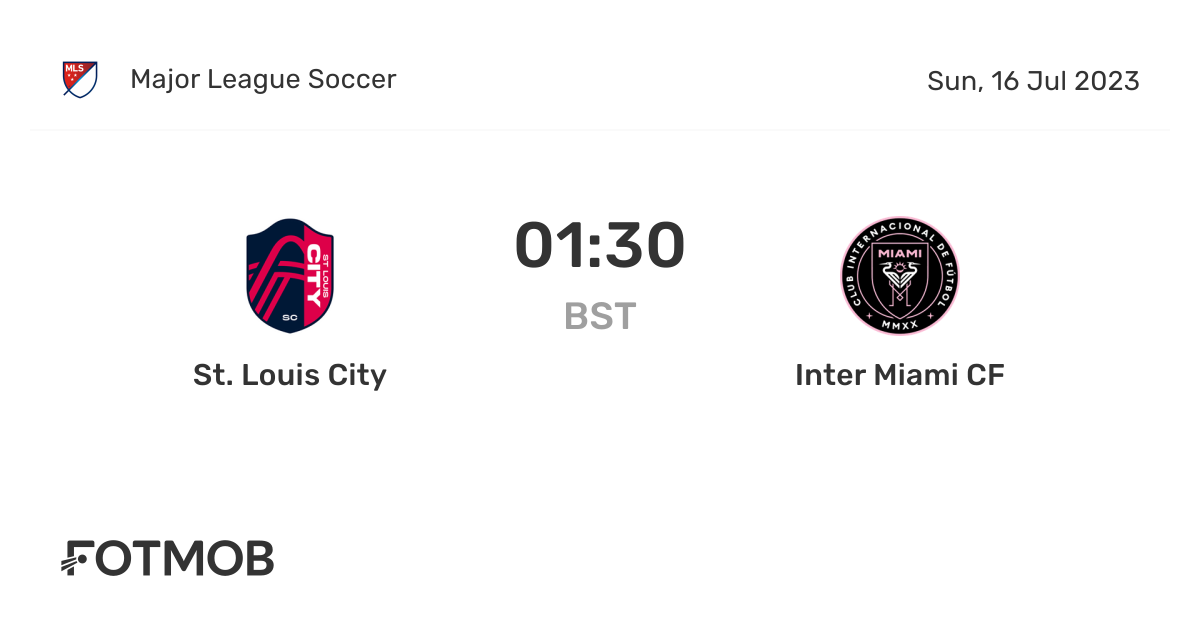 St. Louis City vs Inter Miami CF - live score, predicted lineups and ...