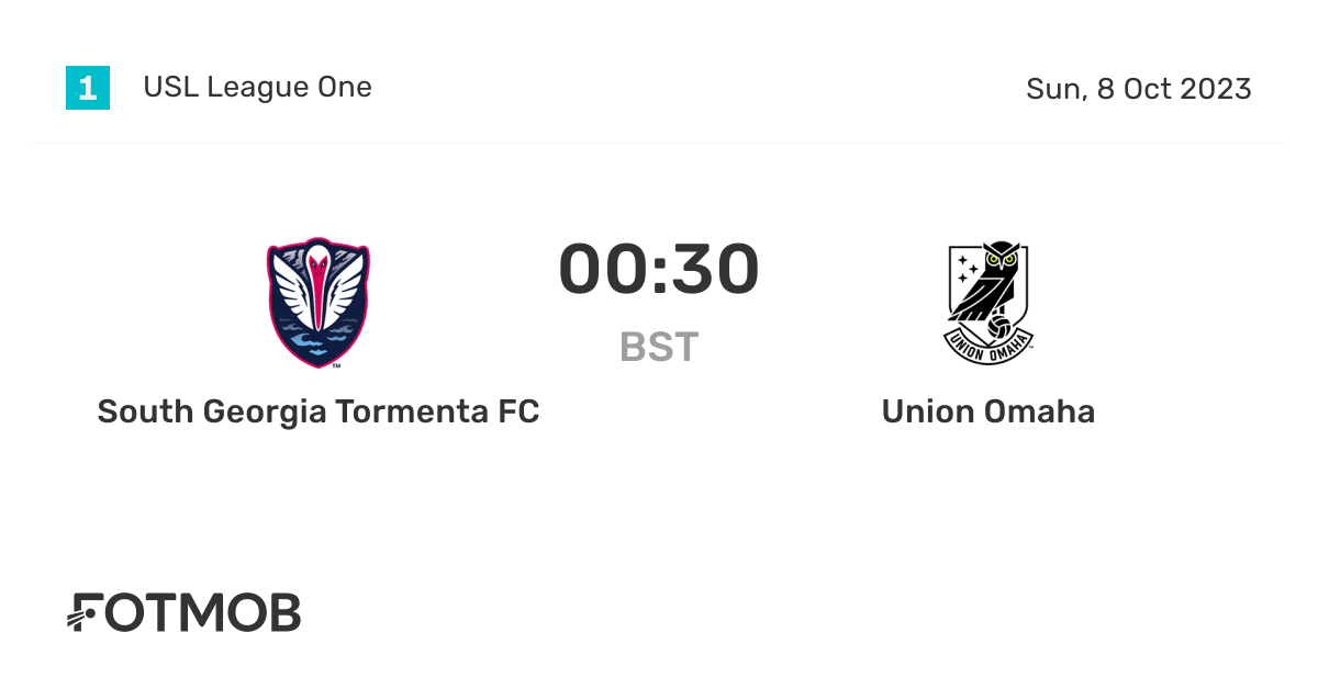 South Georgia Tormenta FC vs Union Omaha - live score, predicted ...