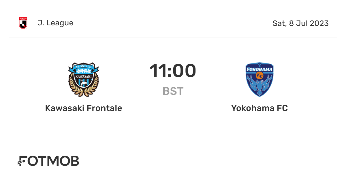 Kawasaki Frontale vs Yokohama FC - live score, predicted lineups and ...