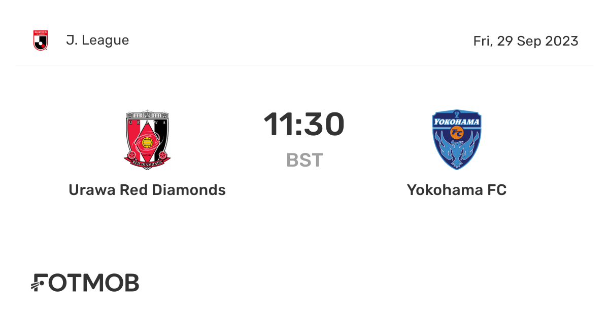Urawa Red Diamonds vs Yokohama FC - live score, predicted lineups and H2H stats