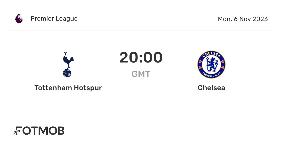 Tottenham Hotspur vs Chelsea - live score, predicted lineups and H2H stats