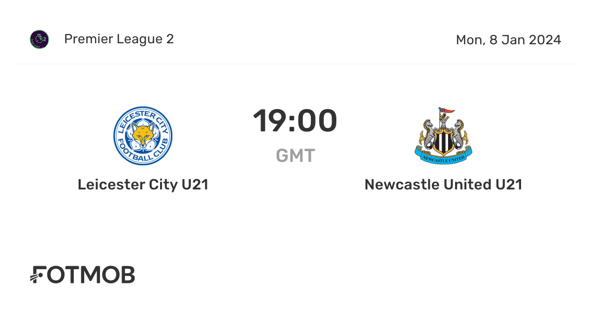 Leicester City Academy vs Newcastle United Academy - live score ...