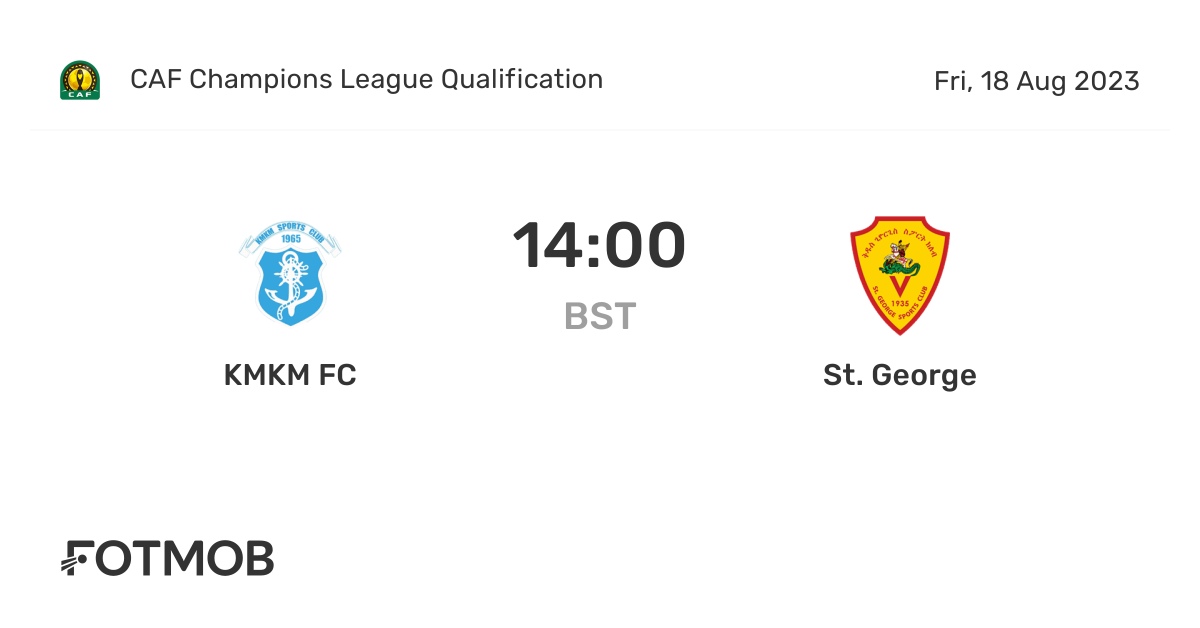 KMKM FC vs St. George - live score, predicted lineups and H2H stats.