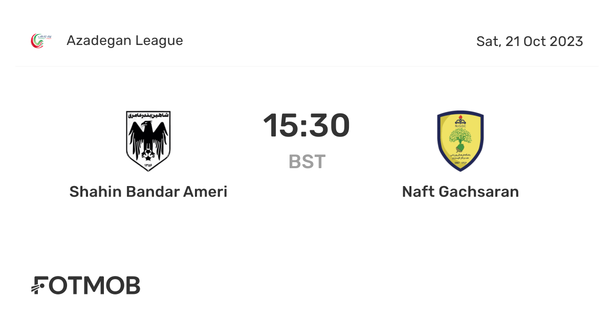 Khalij Fars Mahshahr vs Naft Gachsaran - live score, predicted lineups ...
