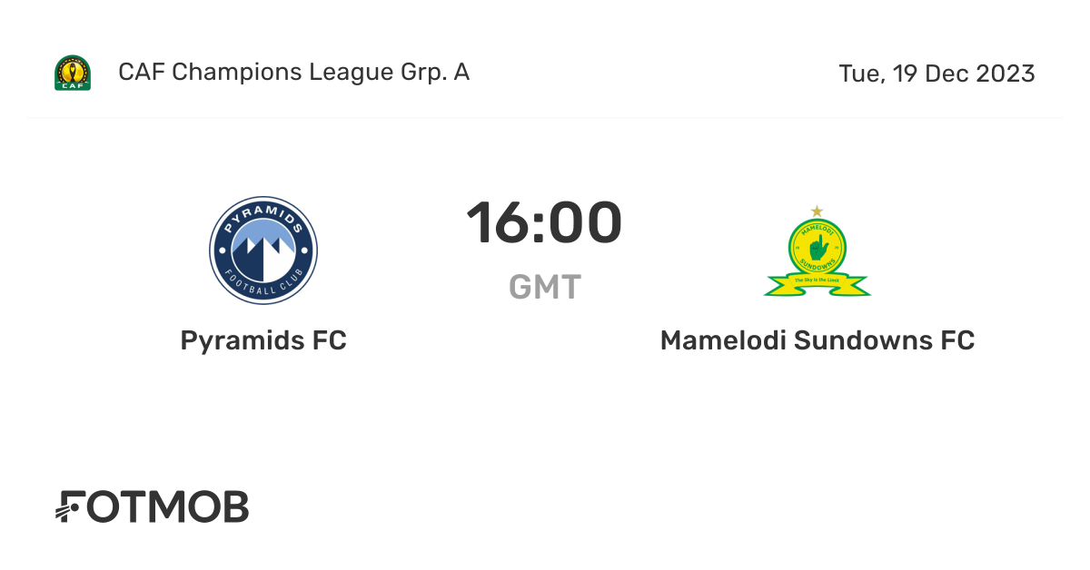 Pyramids FC vs Mamelodi Sundowns FC - live score, predicted lineups and ...