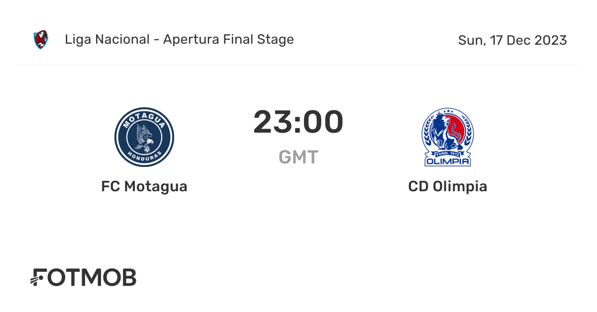CD Motagua vs CD Olimpia - live score, predicted lineups and H2H stats.