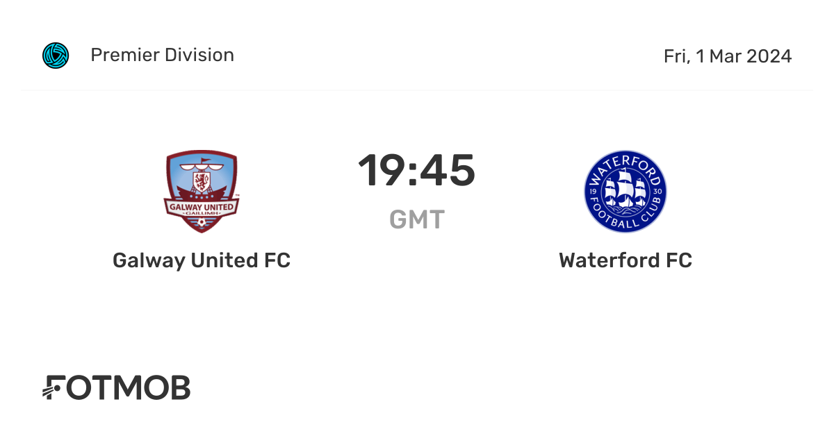 Galway United FC vs Waterford FC - live score, predicted lineups and ...
