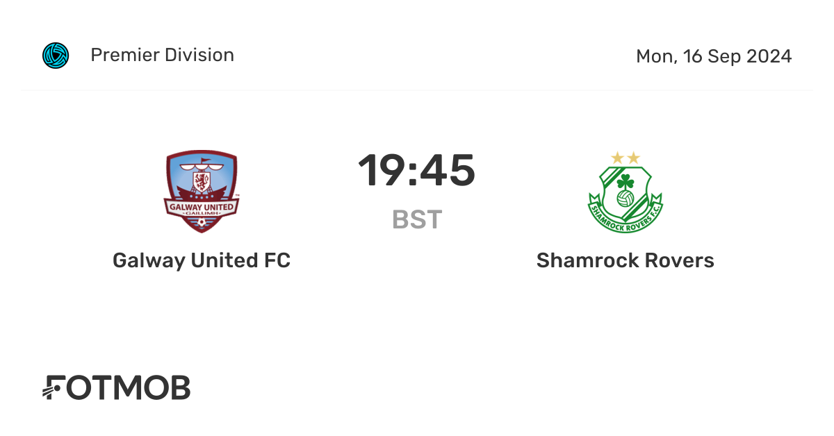 Galway United FC vs Shamrock Rovers - live score, predicted lineups and ...