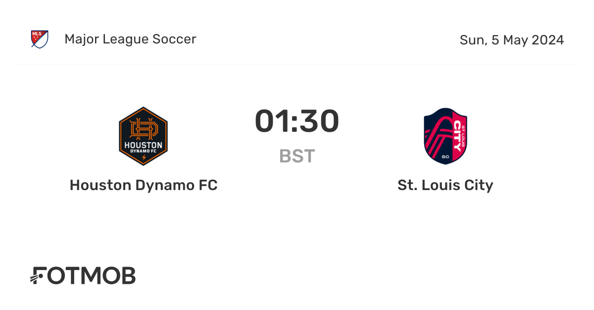 Houston Dynamo FC vs St. Louis City - live score, predicted lineups and H2H stats