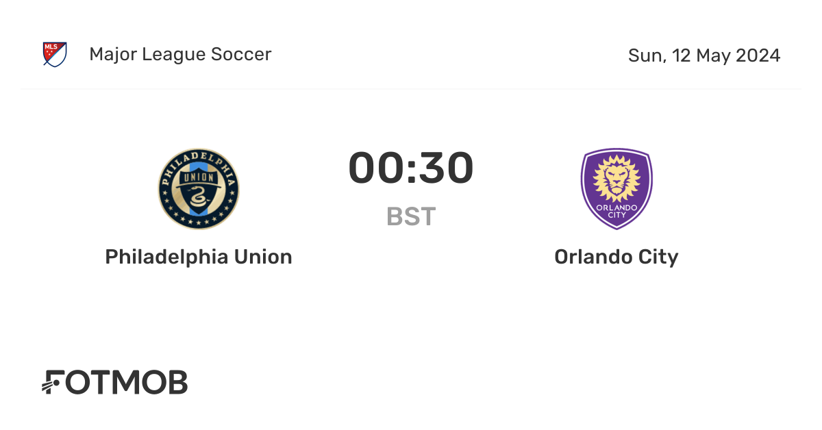 Philadelphia Union vs Orlando City - live score, predicted lineups and ...
