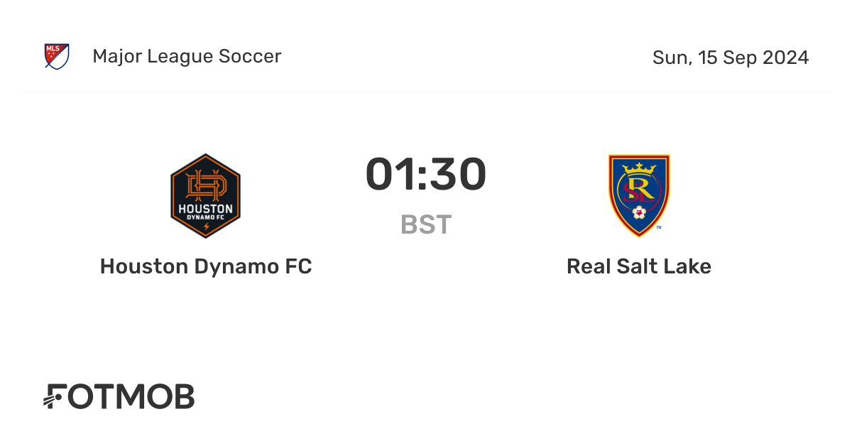 Houston Dynamo FC vs Real Salt Lake - live score, predicted lineups and ...