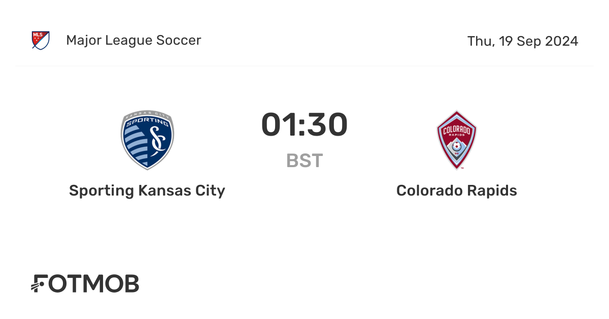 Sporting Kansas City vs Colorado Rapids - live score, predicted lineups ...