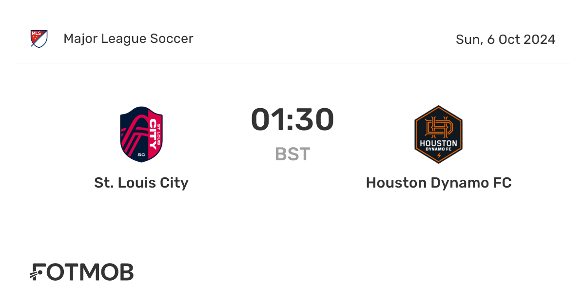 St. Louis City vs Houston Dynamo FC - live score, predicted lineups and H2H stats