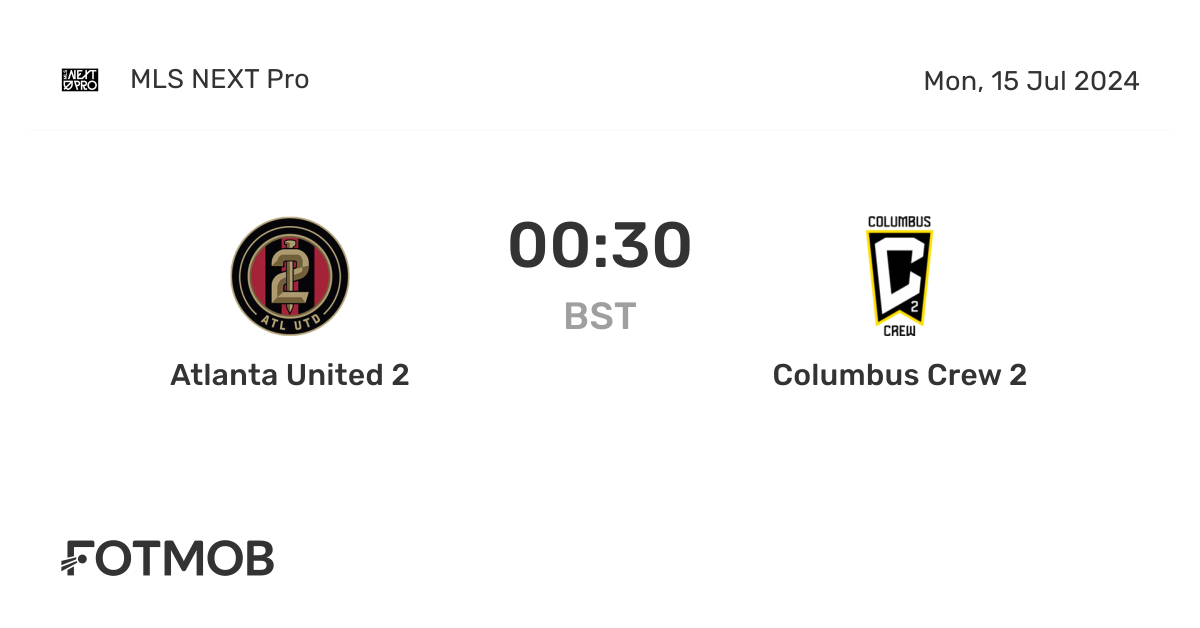 Atlanta United 2 vs Columbus Crew 2 - marcador en vivo, alineaciones ...