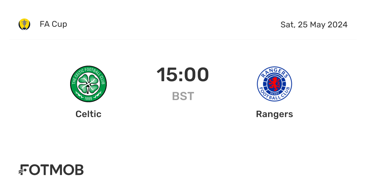 Celtic vs Rangers - live score, predicted lineups and H2H stats