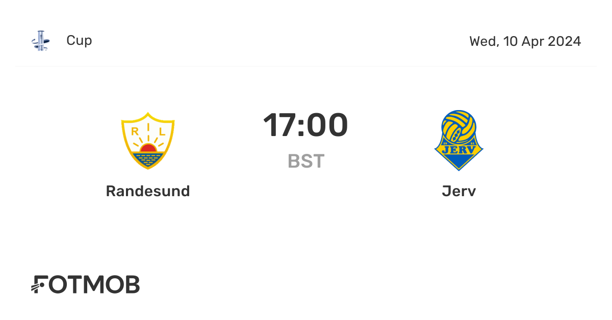 Randesund vs Jerv - live score, predicted lineups and H2H stats