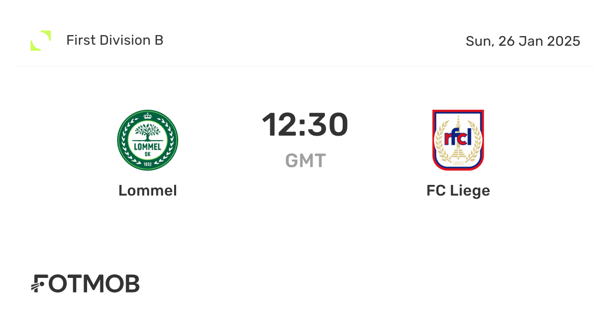 Lommel vs FC Liege - live score, predicted lineups and H2H stats