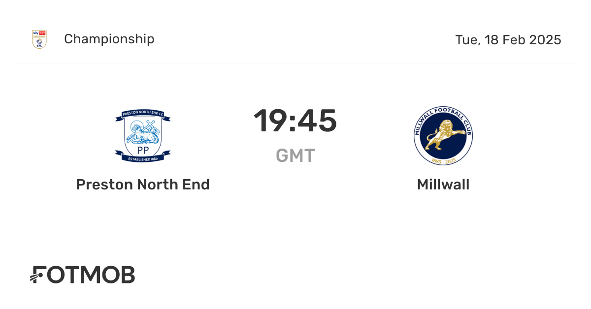 Preston North End vs Millwall - marcador en vivo, alineaciones ...
