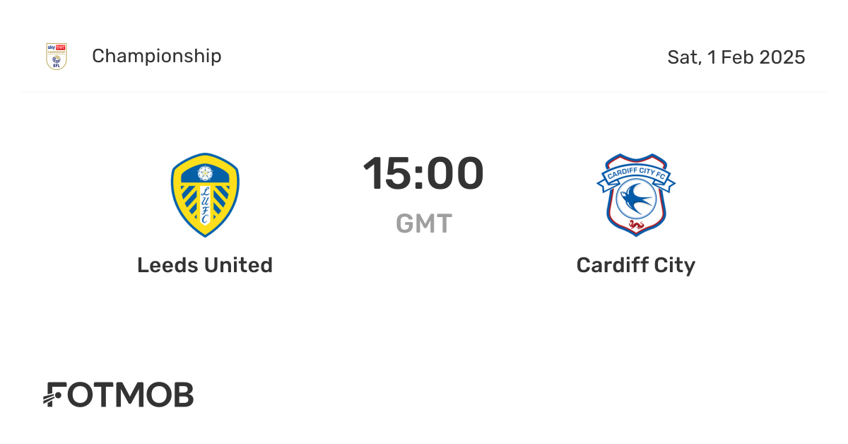 Leeds vs Cardiff - live score, predicted lineups and H2H stats
