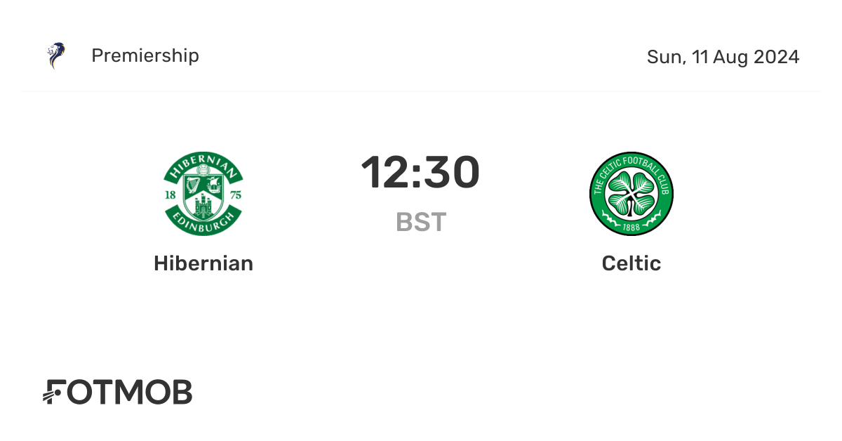 Hibernian contre Celtic - score en direct, compositions probables et ...