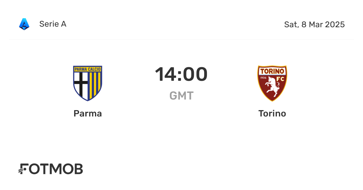 Parma vs Torino - live score, predicted lineups and H2H stats