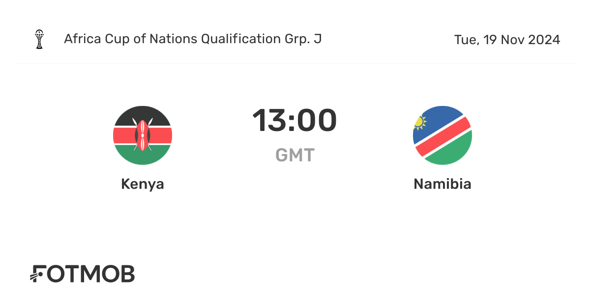 Kenya vs Namibia - live score, predicted lineups and H2H stats