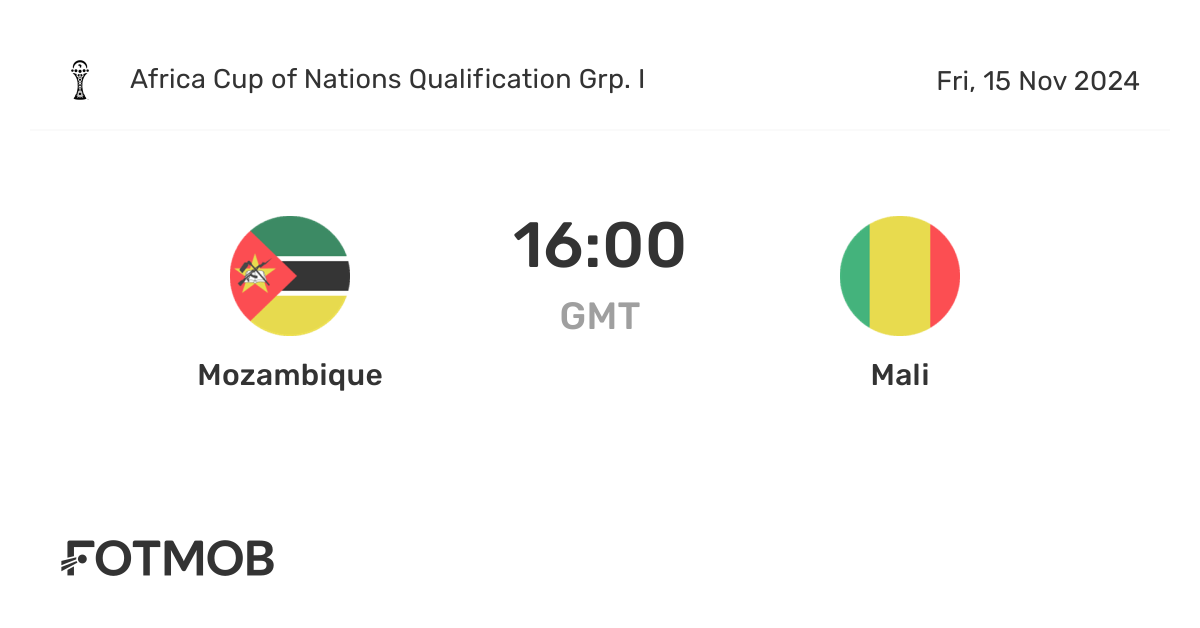 Mozambique vs Mali - live score, predicted lineups and H2H stats