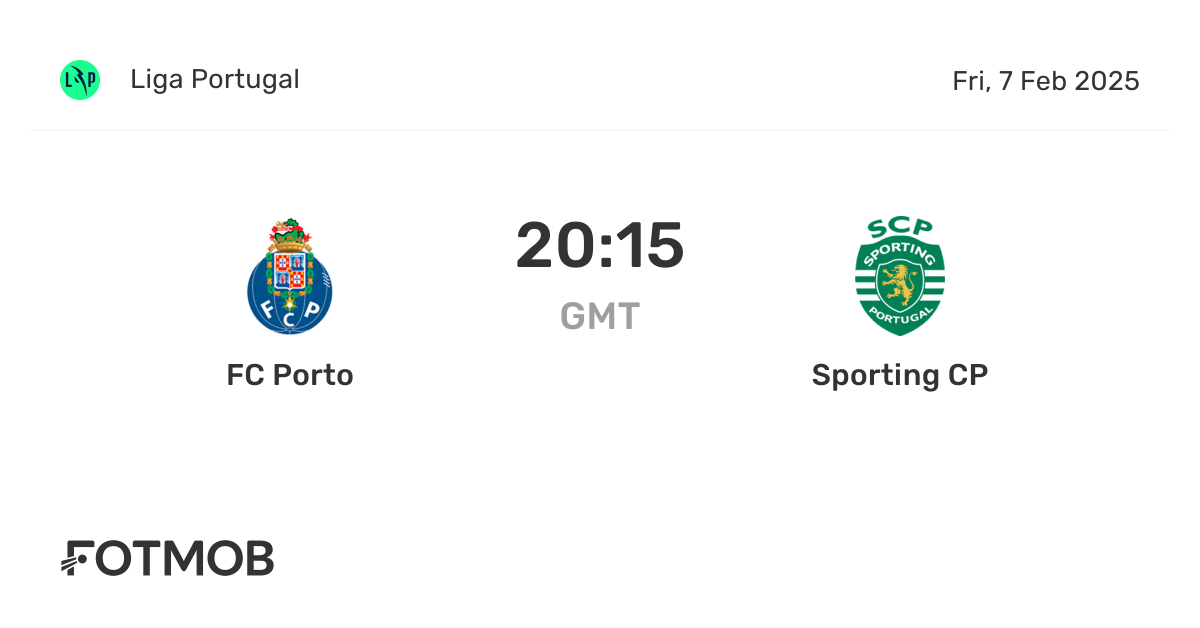 FC Porto vs Sporting CP - live score, predicted lineups and H2H stats