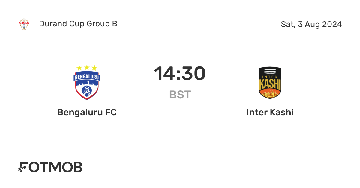 Bengaluru FC vs Inter Kashi - live score, predicted lineups and H2H stats
