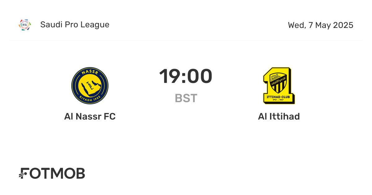 Al Nassr Fc Vs Al Ittihad Live Score Predicted Lineups And H2h Stats